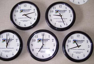 Clocks CUSTOM made with your logo $25.00 each. logo clock, custom logo ...